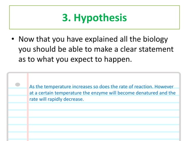 Mr Exham's Guide to writing up a Biology Practical Investigation | PPTX ...