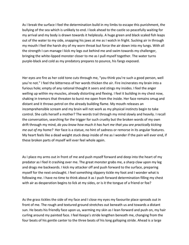 Experimental Writing Story | PDF