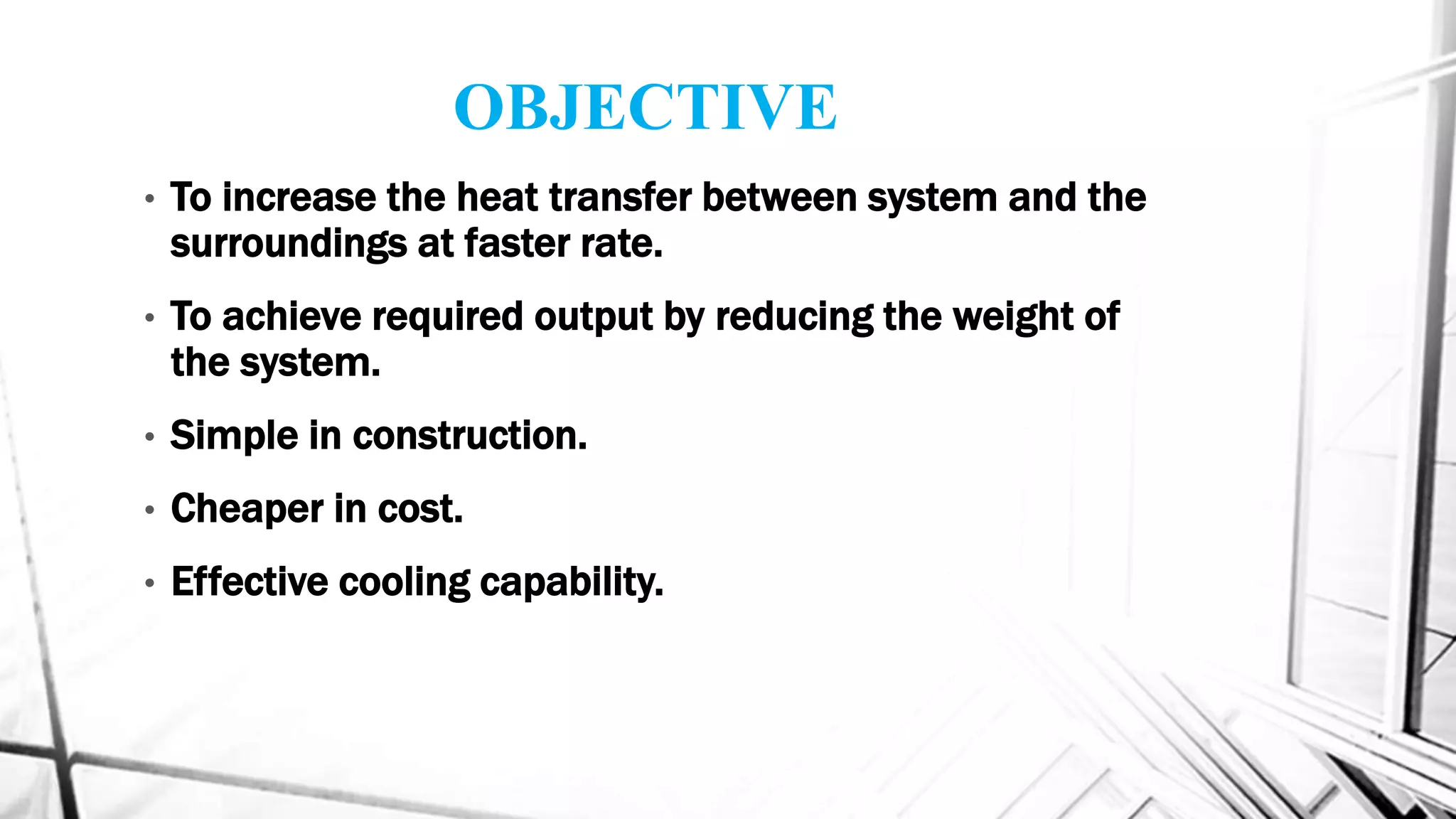 Experimentation and analysis of fins | PPTX
