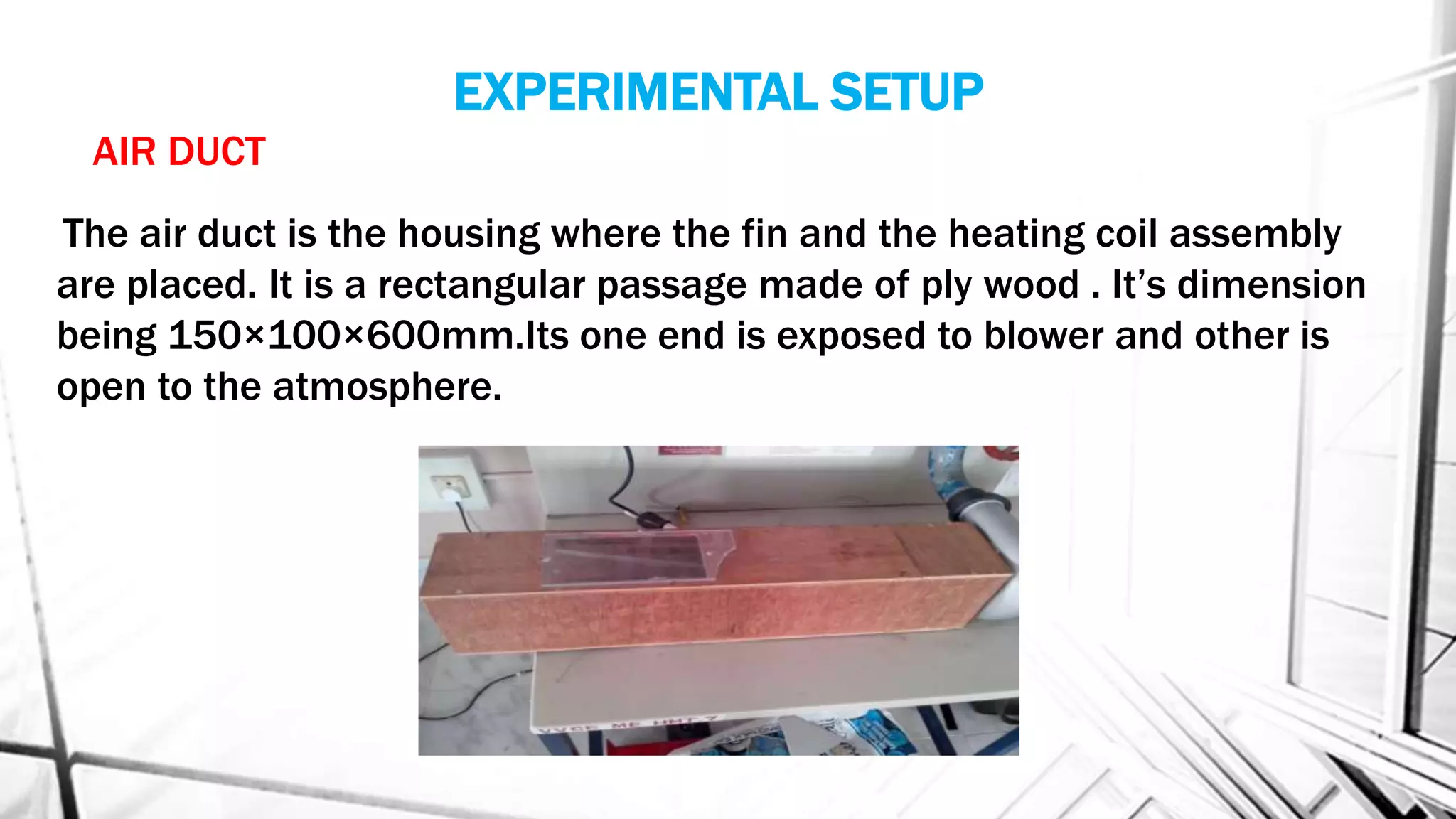 Experimentation and analysis of fins | PPTX