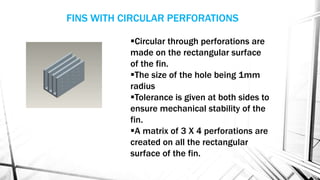 Experimentation and analysis of fins | PPTX