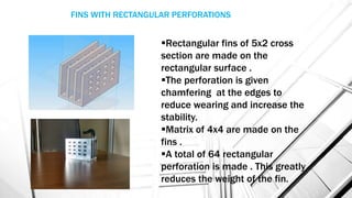 Experimentation and analysis of fins | PPTX