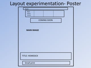 Experimentation for layout | PPT
