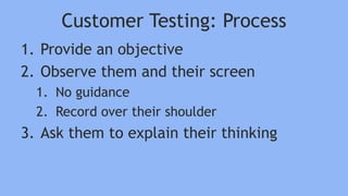 Lean Startup Experimentation, outputs to outcomes, short version. | PPT