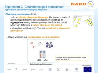 Experiment with colorimetric gold nanosensors | PPT