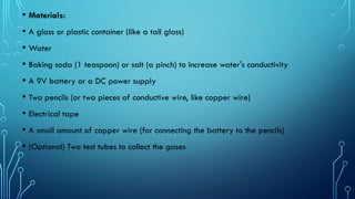 Simple Experiment Electrolysis of Water.pptx