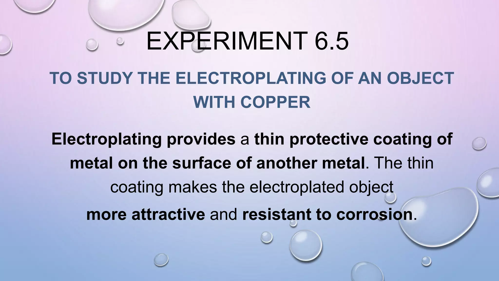 Experiment Form 4 Chapter 6 Electrochemistry | PPTX