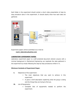 Experiment format | PDF