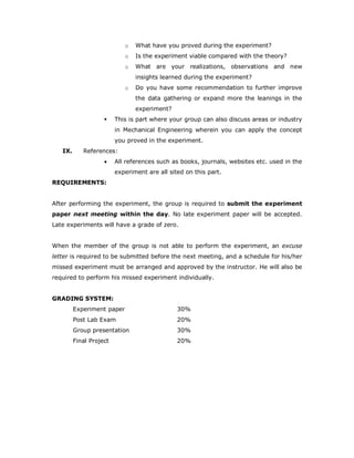 Experiment format | PDF
