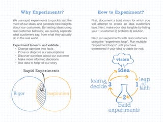 Field Guide to Rapid Experimentation | PPT