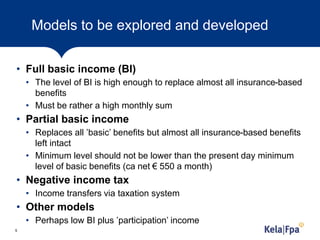 Experimenting basic income in finland | PPTX | Government Support and ...