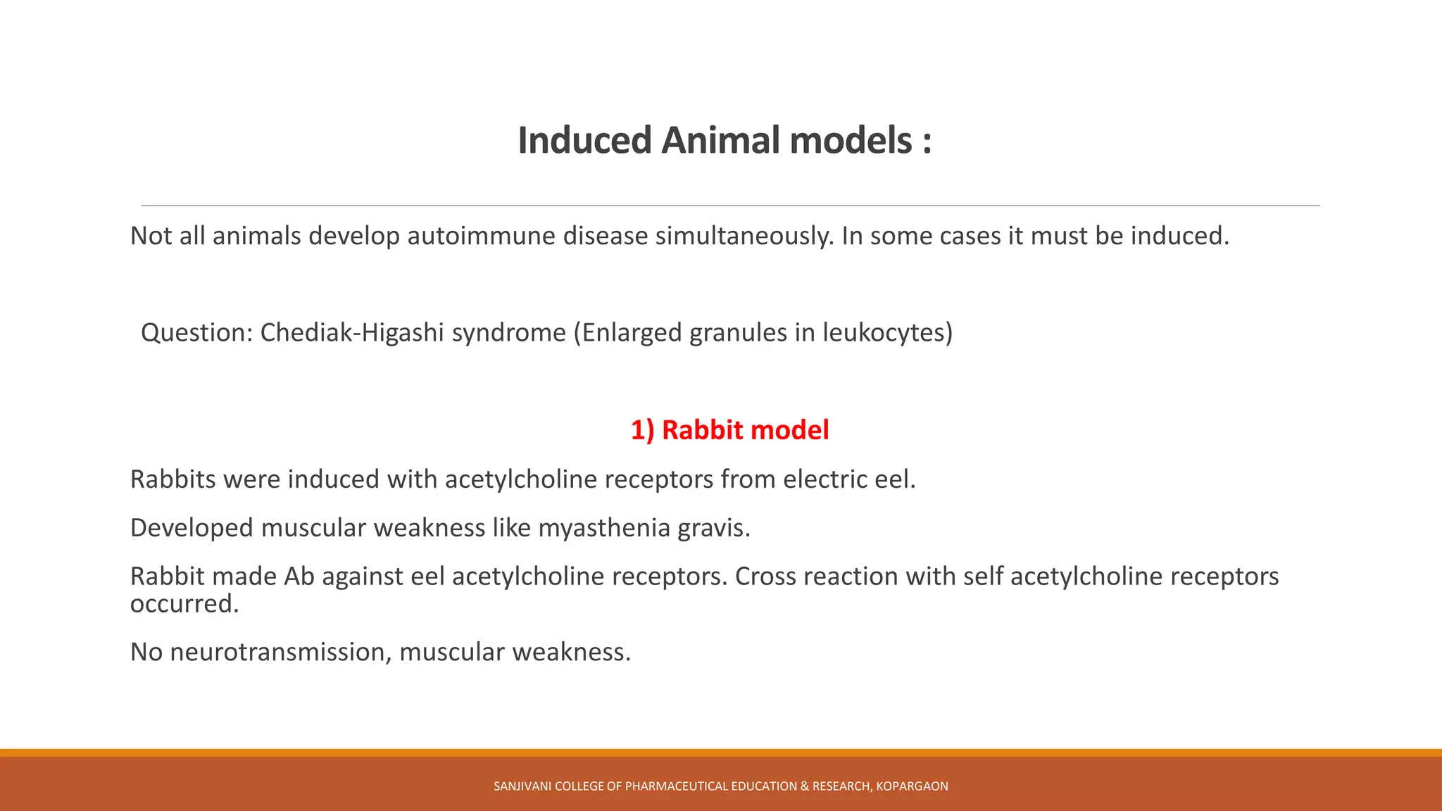 Experiment modelling of Auto-immune diseases | PDF