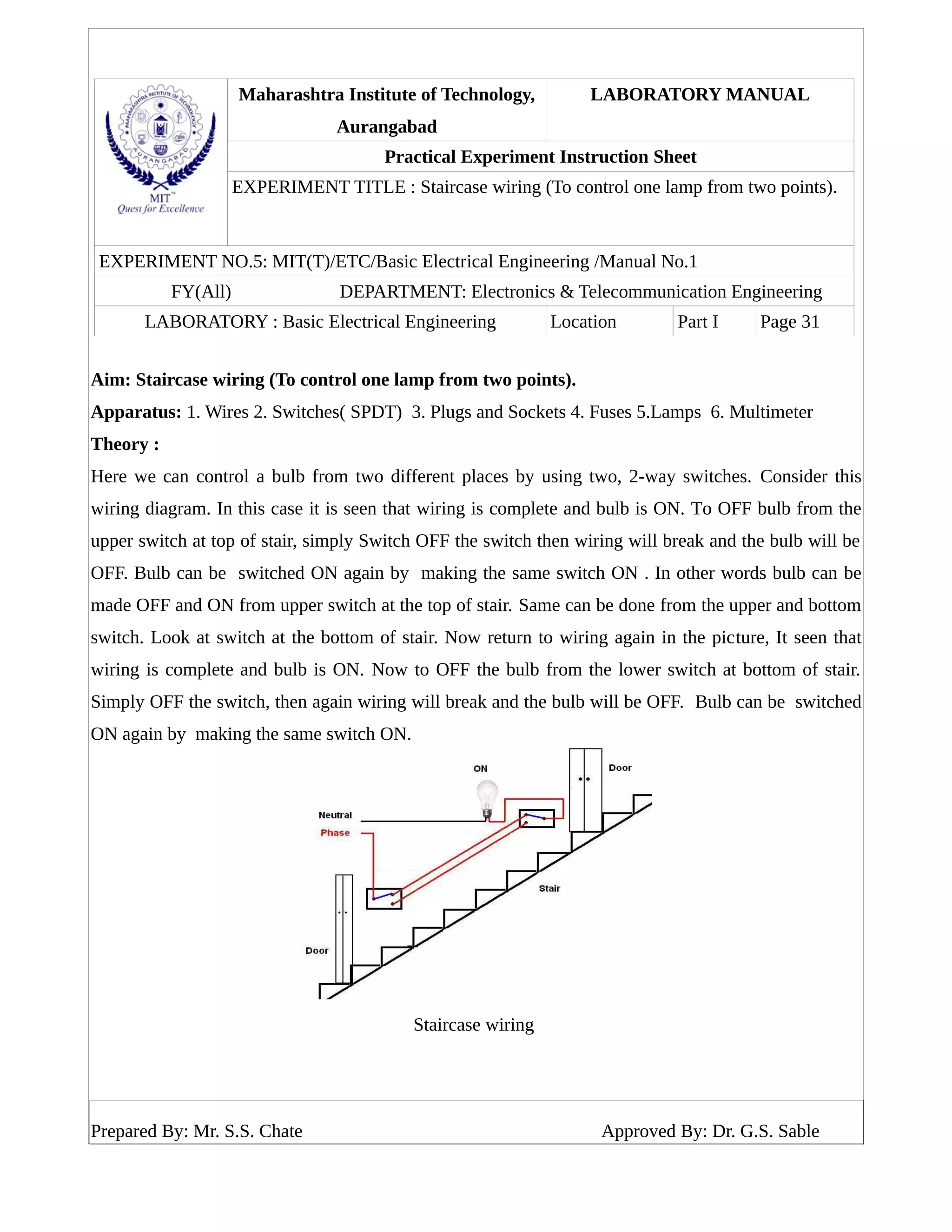 Experiment no. 5 | PDF