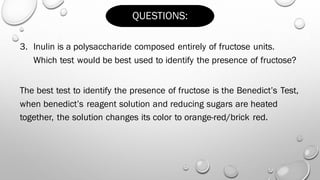 Carbohydrates - Experiment No. 3 | PDF