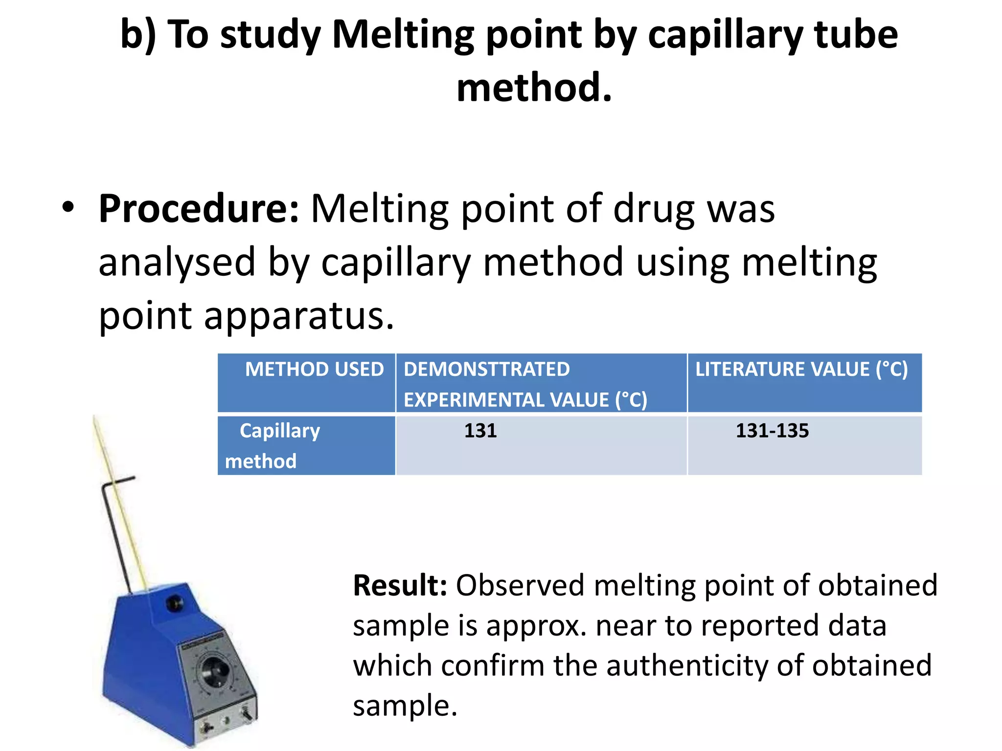 Preformulation Studies Experiment no. 1 | PPTX