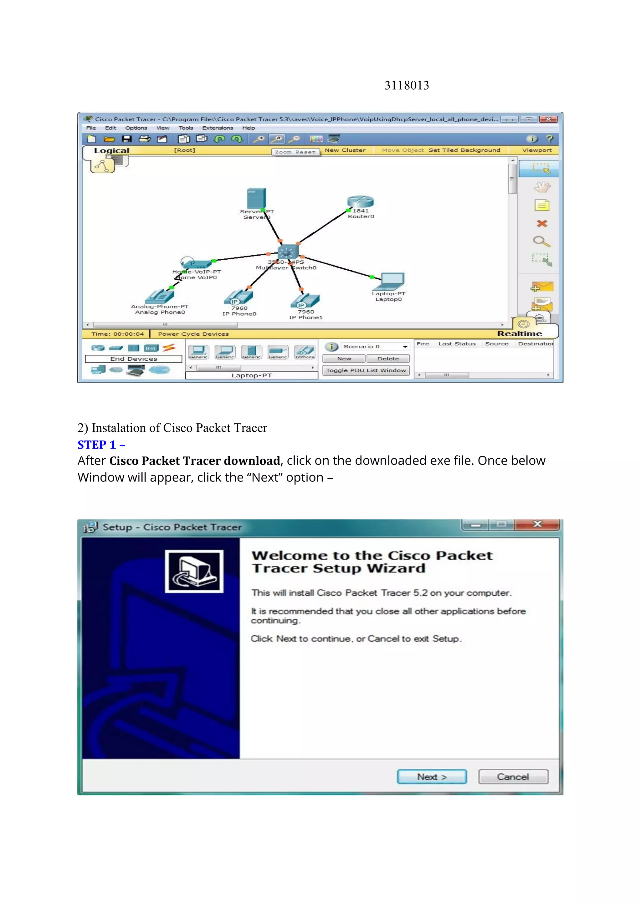 Experiment no. 1,2 and assignment no.1 cn | PDF
