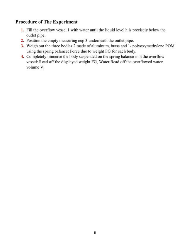 Fluid mechanic Lab Experiment No. (1)_ Lifting Force | PDF | Chemistry | Science