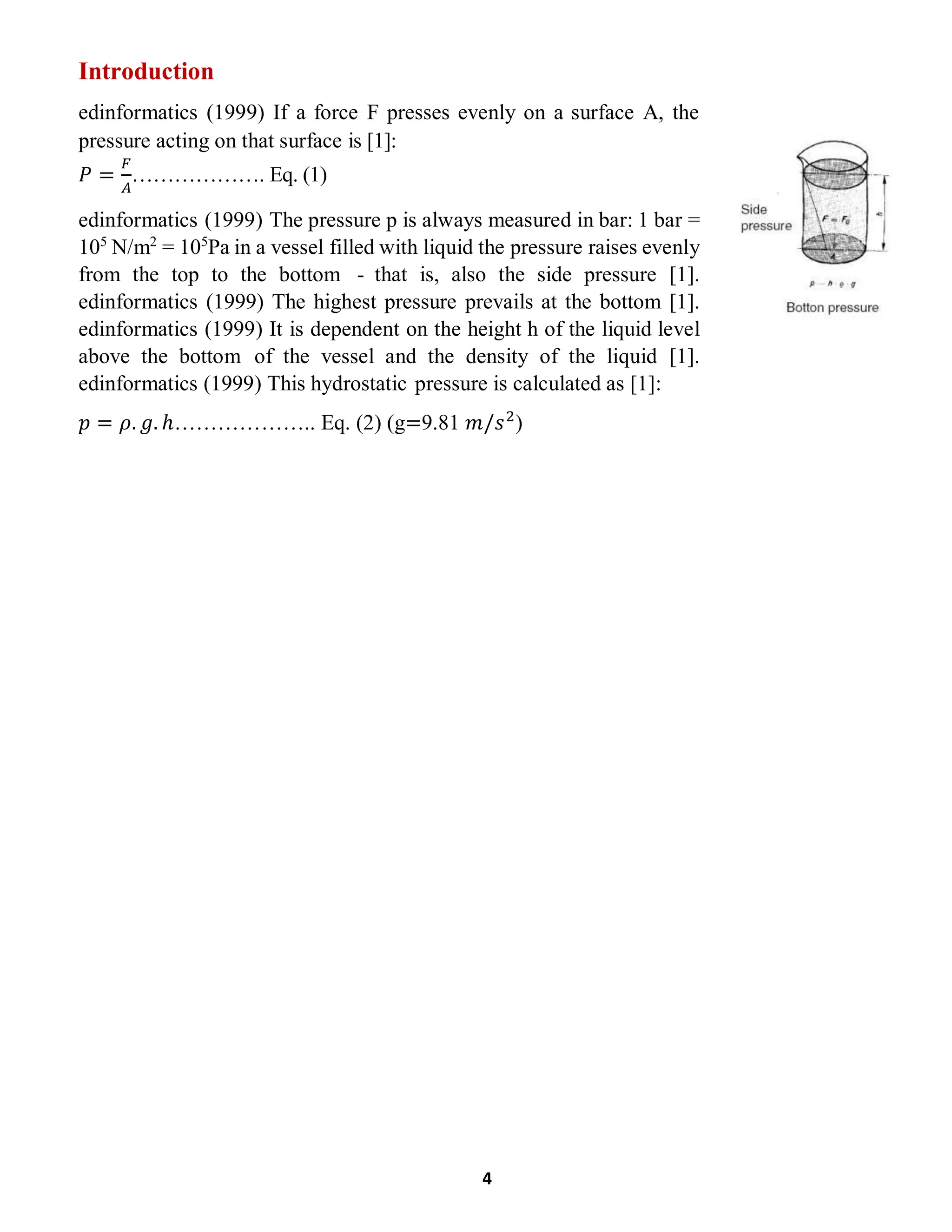 Pressure in still water and gases Experiment No. 3.pdf