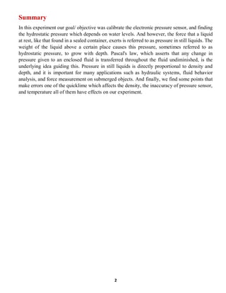 Pressure in still water and gases Experiment No. 3.pdf