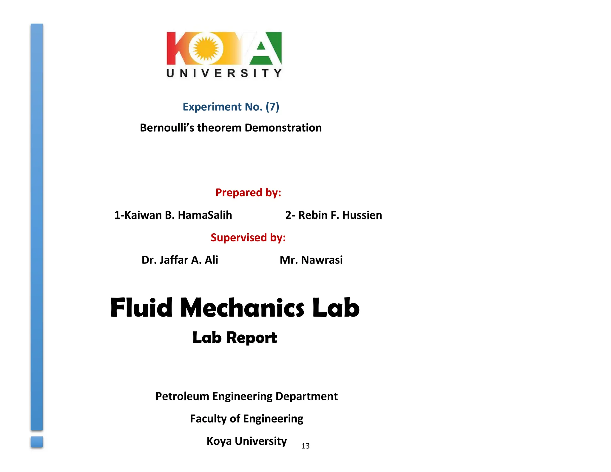 Exp. No. 7 Bernoulli's theorem demonstration.pdf