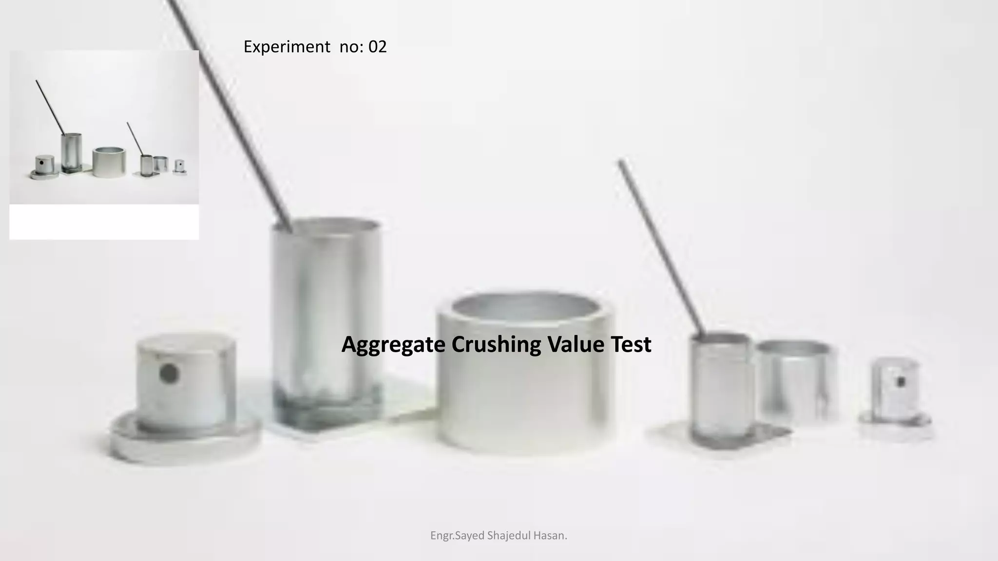 Experiment no 02 crushing value | PDF