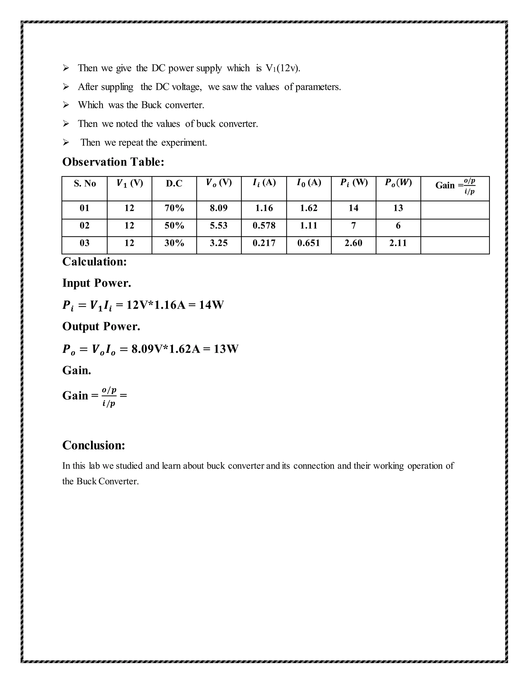 buck converter | PDF