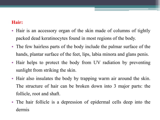 To study the Integumentary and Special senses using specimen, models ...