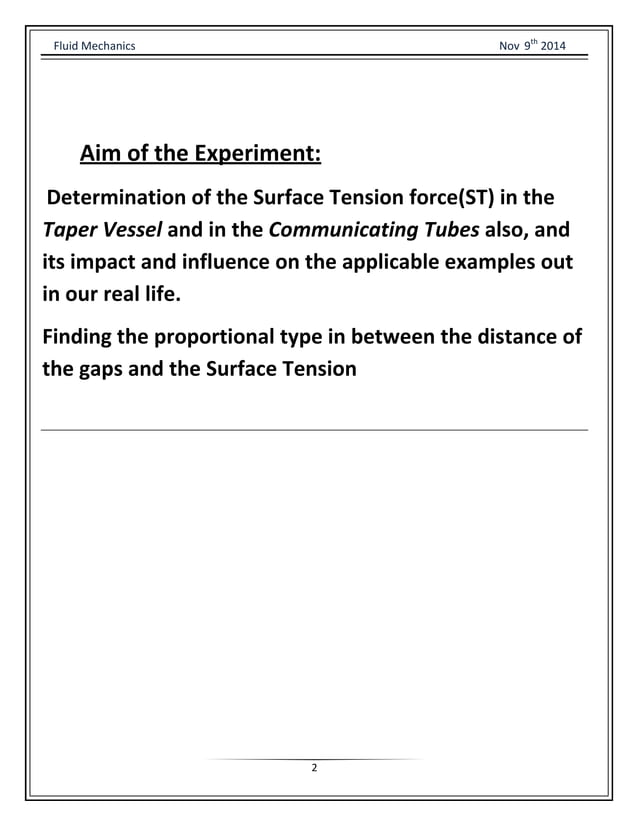 Experiment no 3 surface tension | PDF | Chemistry | Science