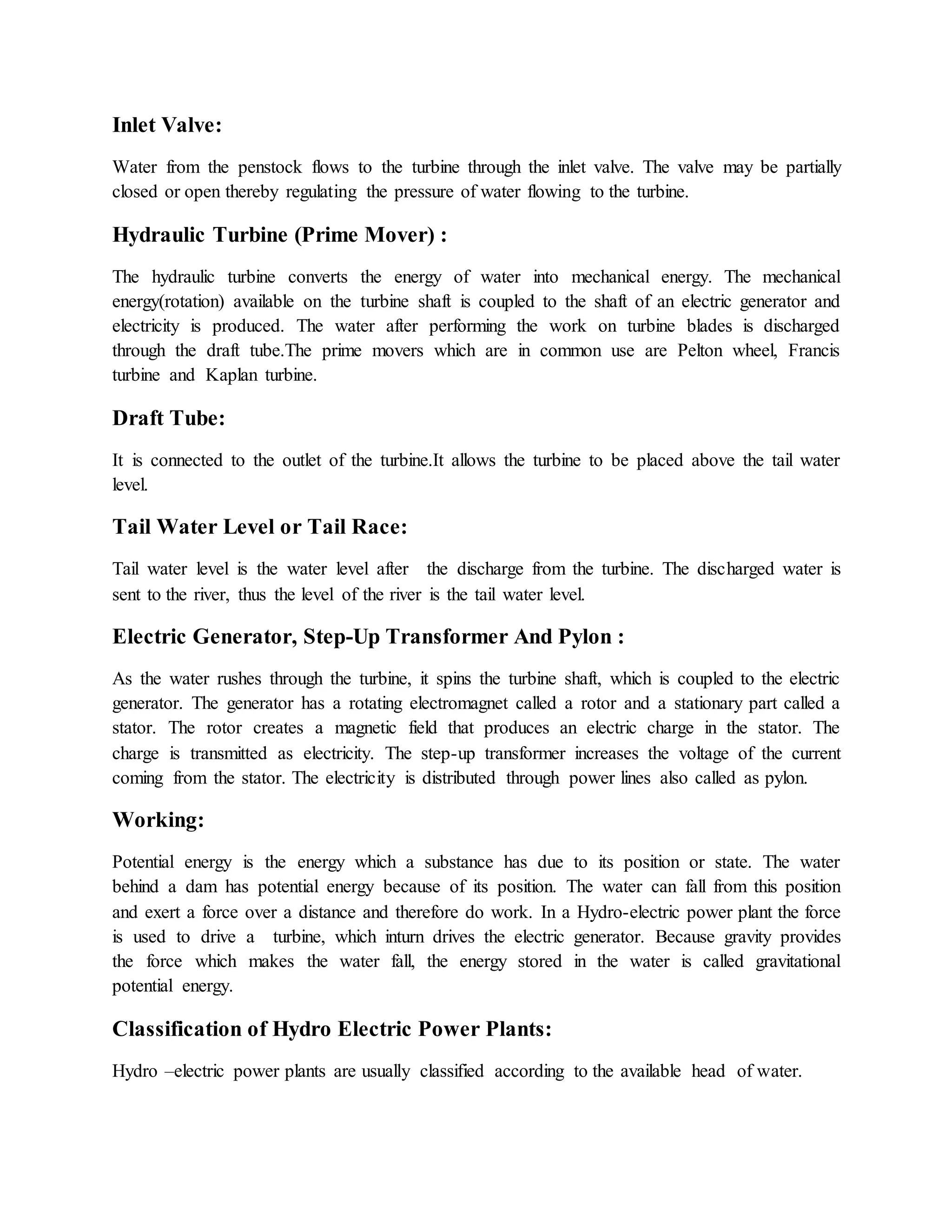Calculation Efficiency of 5GW Hydropower Plant. | DOCX