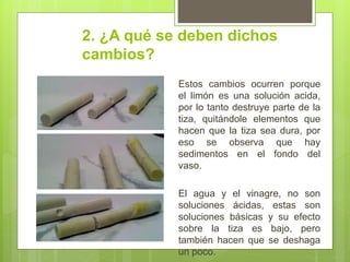 Experimento los efectos de la lluvia ácida | PPTX