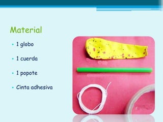 Experimento del globo cohete | PPTX