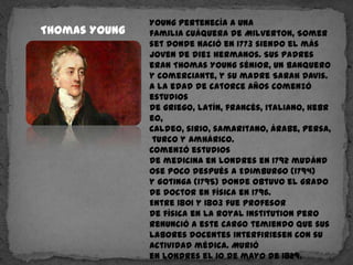 Experimento de Thomas Young | PPTX