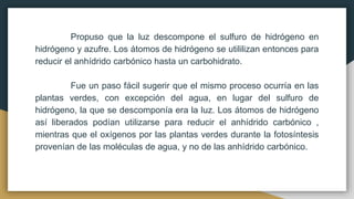 Experimento de van niel | PPTX