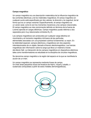 Experimento magnetismo | DOCX