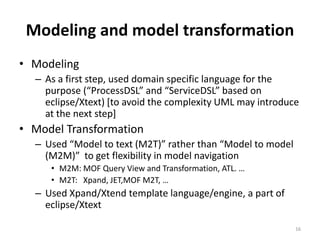 Experiment on BPM and SOA transformations | PPT