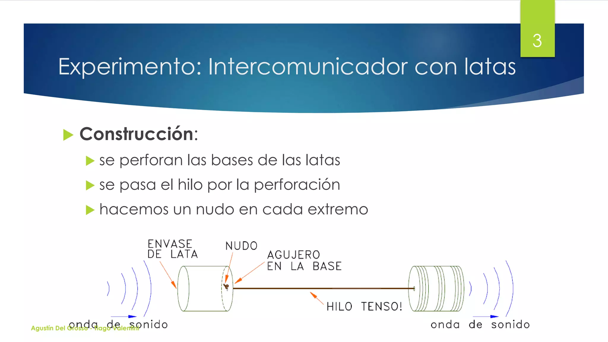 Experimento Ondas Sonoras | PPT