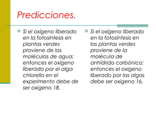 Experimentos de van niel | PPT