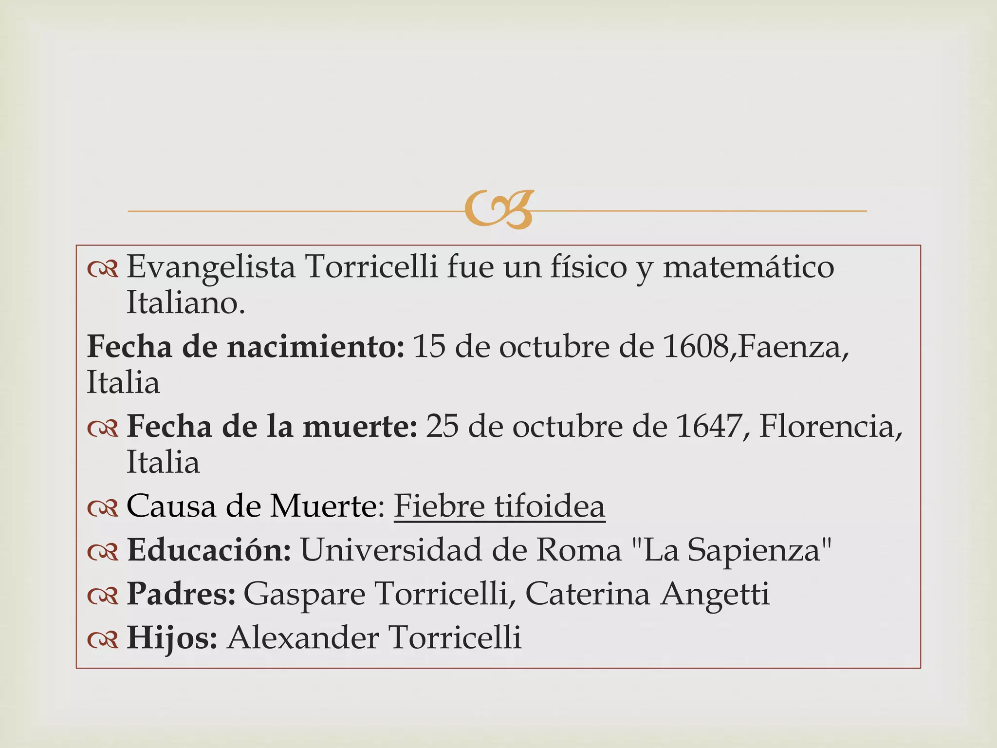 Experimento torricelli | PPTX | Chemistry | Science