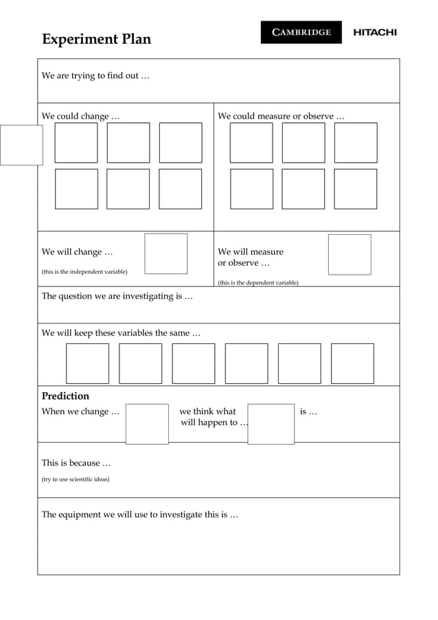 Experiment Plan | PDF
