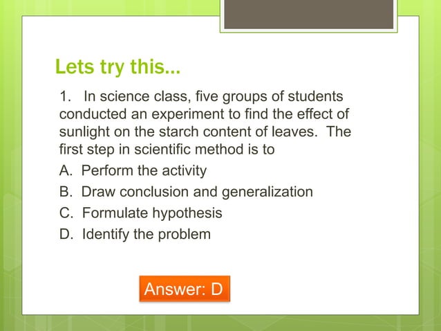 Experiment powerpoint | PPTX