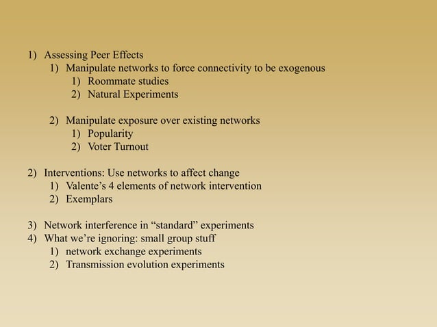 20 Network Experiments | PPT