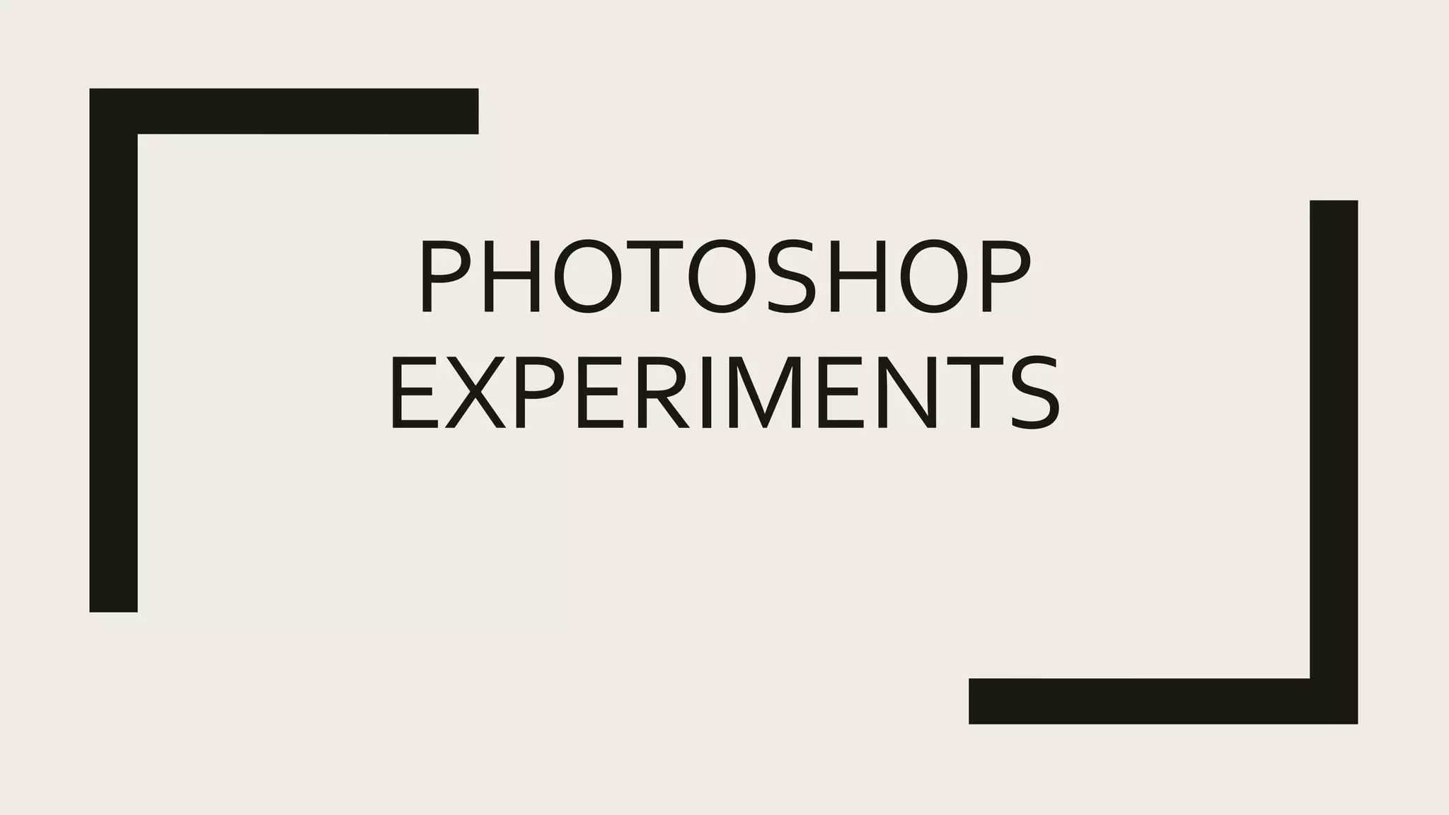 Experiments | PPTX