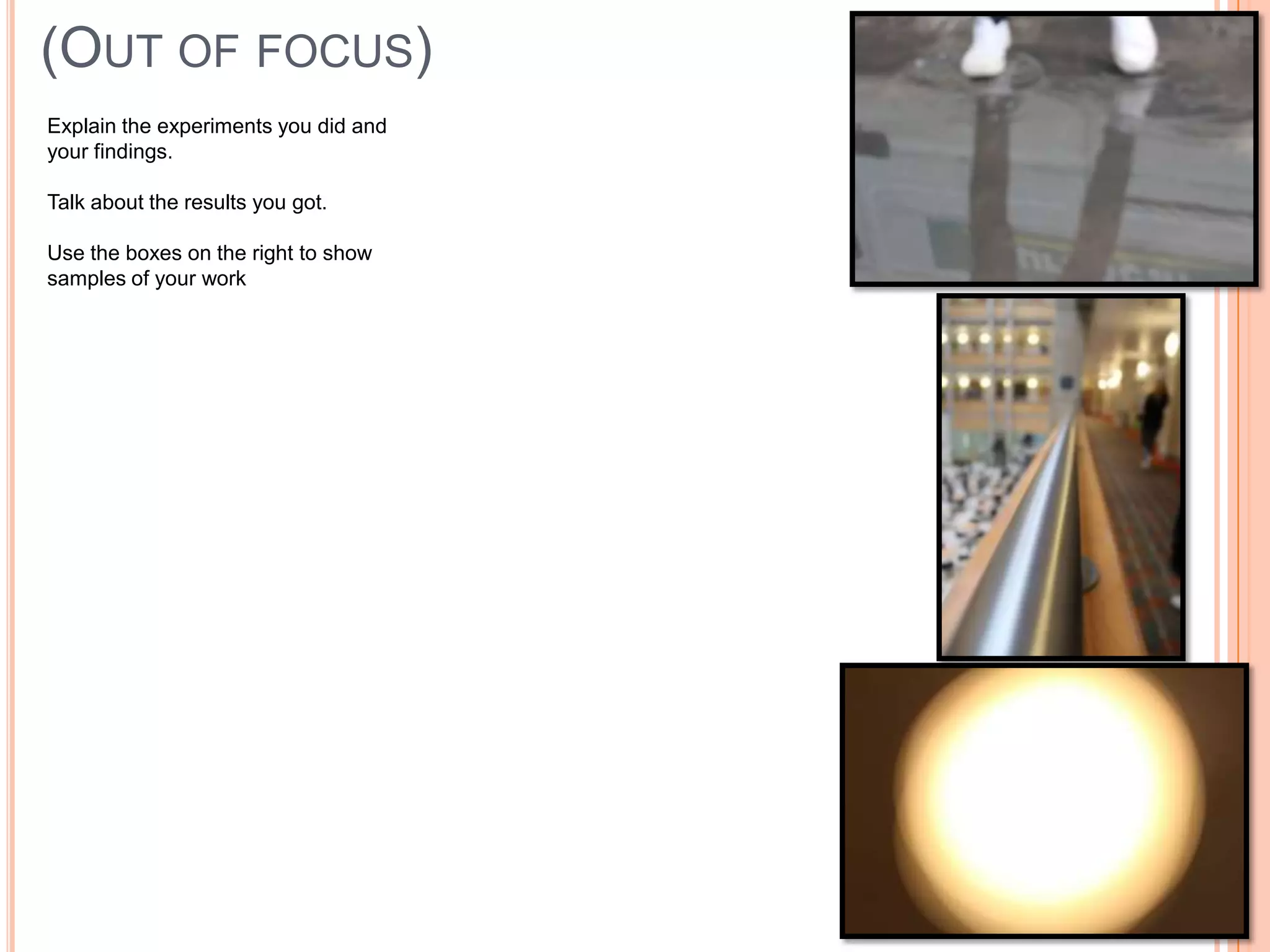 Experiments evidence template | PPTX