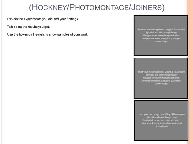 Experiments evidence template | PPTX