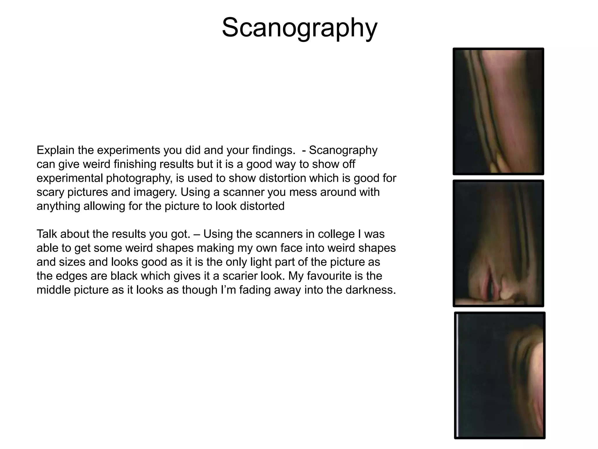 Task 3 - Experiments evidence | PPT