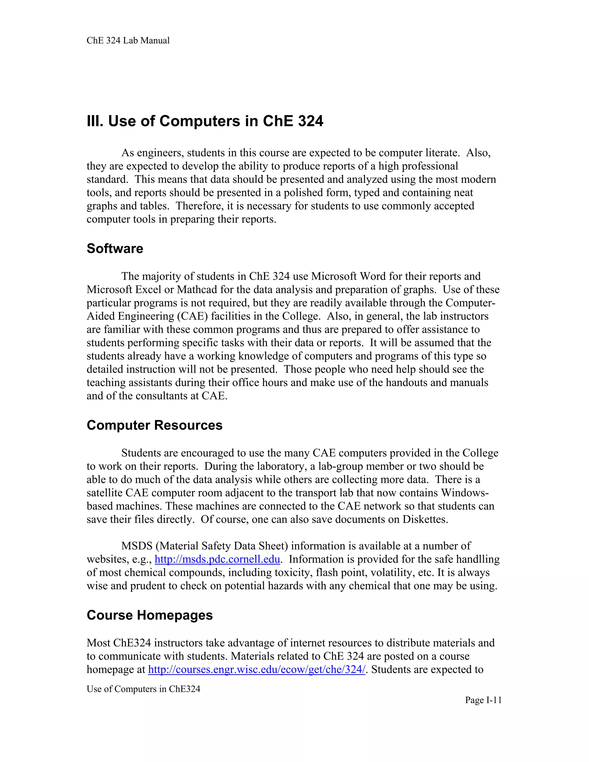 Experiments in transport phenomena crosby | PDF