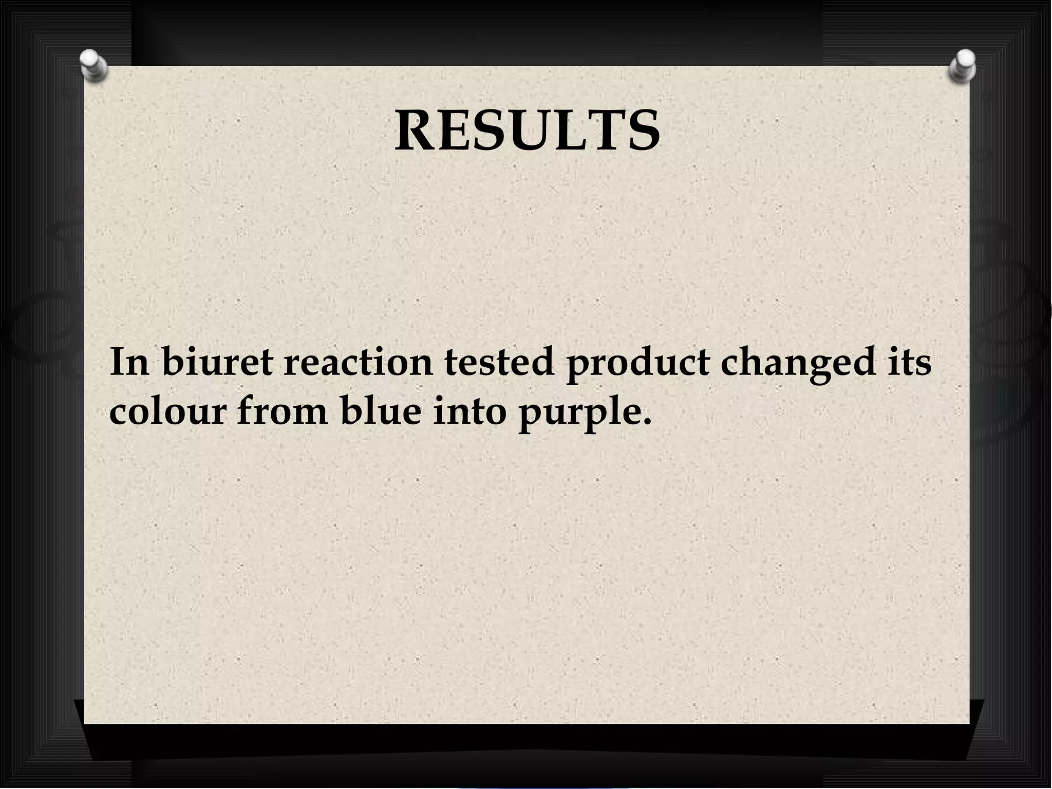 Experiments on starch protein and fat | PPT