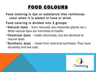 Experiment with food coloring