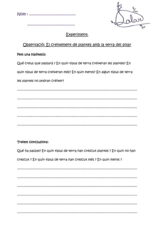 Experiment terra solar | PDF