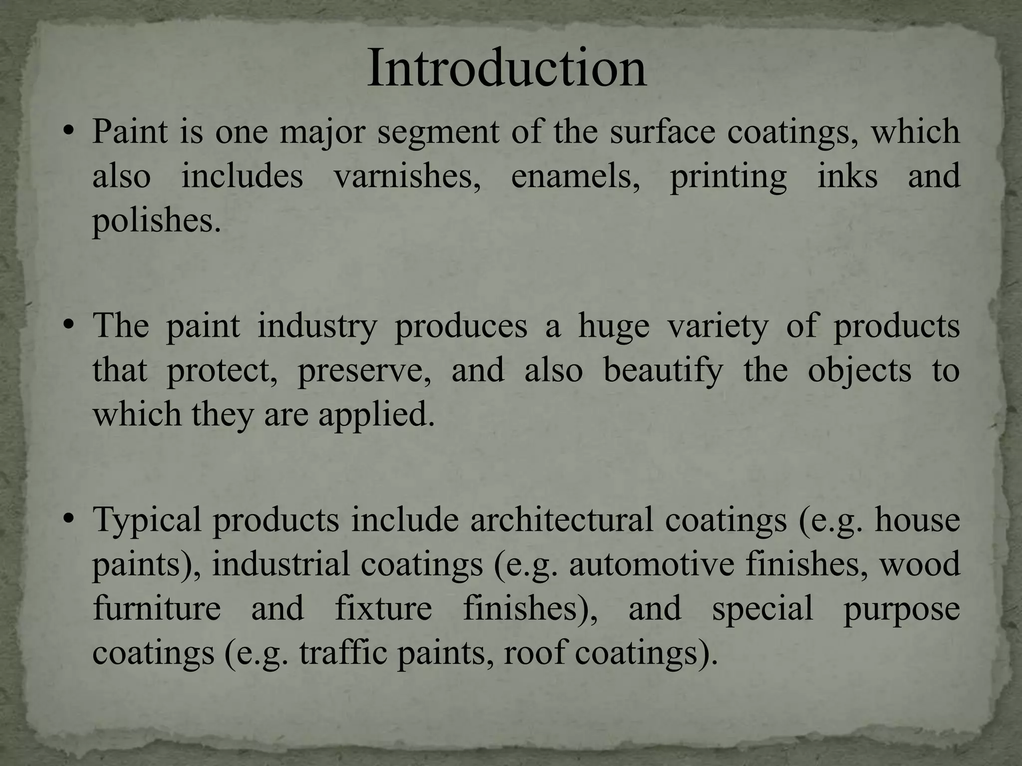 Paint Manufacturing Process | PPTX